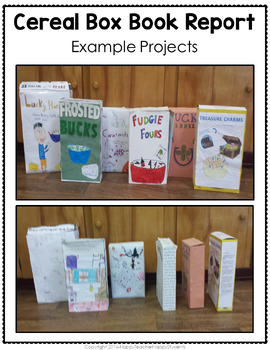 Cereal Box Book Report Template: Project Directions, Rubric & Example ...