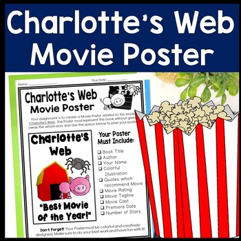 Charlotte's Web Project | Create a Movie Poster | Charlotte's Web Book ...